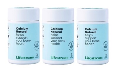 3 x Lifestream Calcium Natural 120 Capsules (360 Capsules TOTAL) | eBay ...