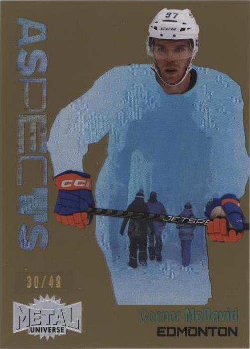 2022-23 Skybox Metal Universe - Aspects Connor McDavid #A-18 Gold /49 ...