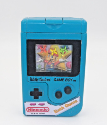 Nintendo Mario Game Boy Body Wash Bath Game 1998 Kid's Choice Blue | eBay