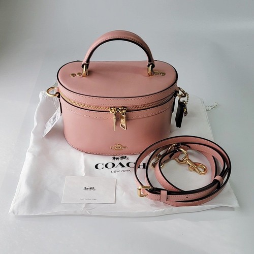 COACH 2way Vanity Bag Handbag Selena Gomez Collab Pink | eBay