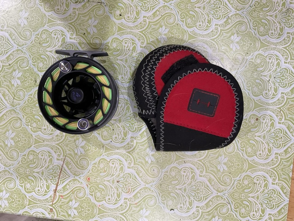 HATCH FINATIC 4 Plus Fly Reel Black and Gray Made In USA , New , With ...