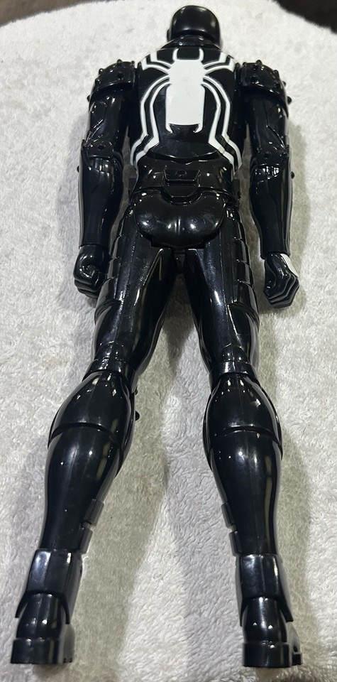 2014 HASBRO AGENT VENOM ULTIMATE SPIDER-MAN 12" WEB WARRIORS TITAN HERO ...