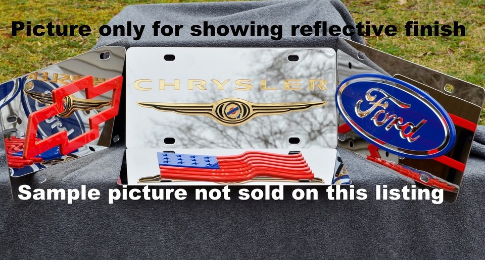 USMC Marines Officer Insignia logo stainless steel vanity license plate ...