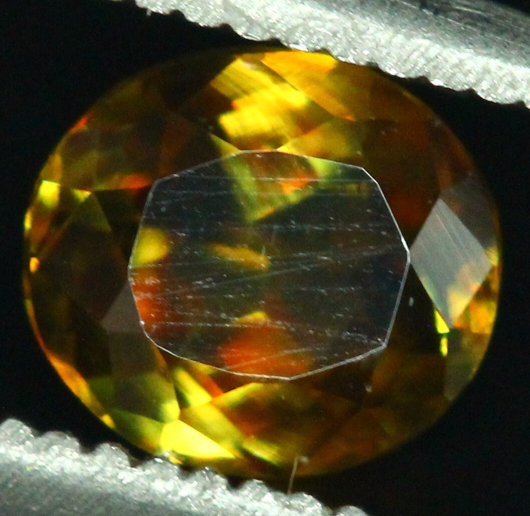 0.37 ct RARE COLOR CHANGE NATURAL SPHENE/TITANITE OVAL CUT GEMSTONE ...