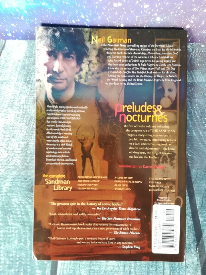 The Sandman Vol. 1 Preludes & Nocturnes (New Edition) by Neil Gaiman ...