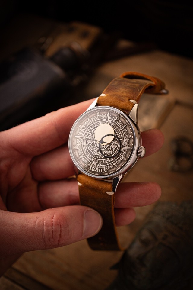 Aztec calendar, Vintage watch, MARRIAGE WATCH, 1980s Copernicus watch ...