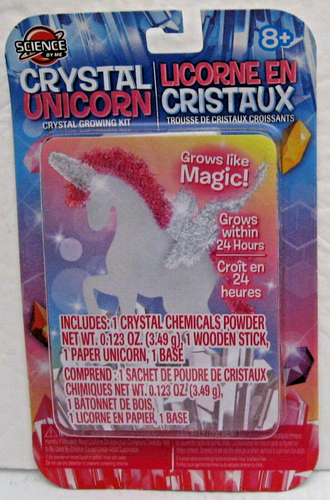 Crystal Unicorn 2021 Science by Me Crystal Growing Kit New 639277731531 ...