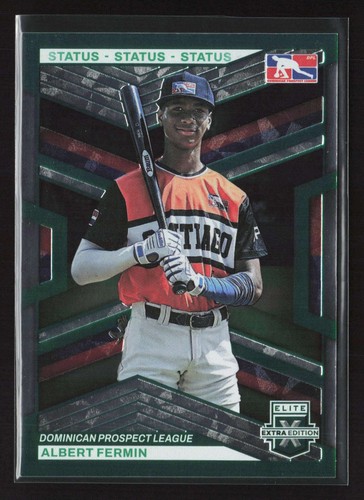 2023 Panini Elite Extra Edition - Green Status #179 Albert Fermin /499 ...