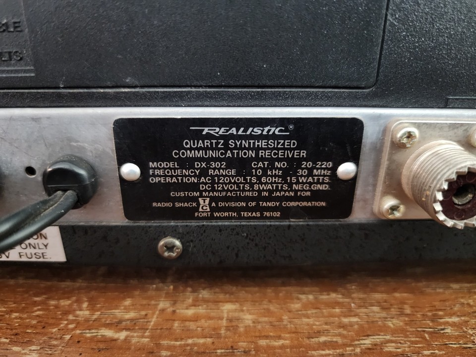 Realistic DX-302 Communications Receiver | eBay
