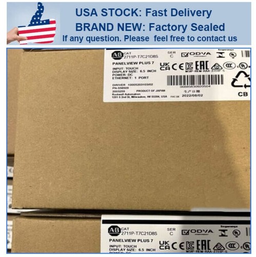 New Allen Bradley 2711P-T7C21D8S HMI Panelview Plus 7 Terminal ...