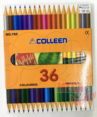 Colleen 18 Pencils 36 colour pen coloured Pen 18 pcs 36 colors | eBay UK
