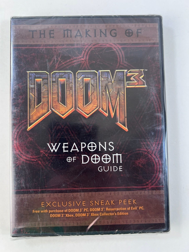 The Making of Doom 3 Weapons of Doom Guide DVD NEW (FACTORY SEALED) | eBay