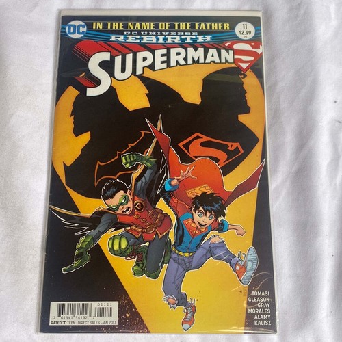 DC Universe Rebirth #11 SUPERMAN - Tomasi / Gleason / Gray / Morales ...