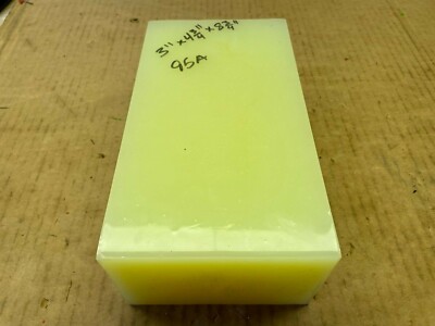 Urethane / Polyurethane Sheet Block Bar Stock 95A - 3" x 4.7" x 8.7 ...