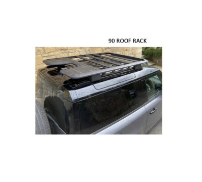 For Land Rover Defender 90 Roof Rack Luggage Cargo Carriers All BLACK ...