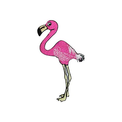 Flamingos Patch, Flamingo Bird patch , Embroidered Iron on Sew on Patch ...