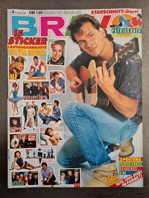 BRAVO 08/1988 Heft Komplett -Bruce Springsteen, Patrick Swayze, Den ...