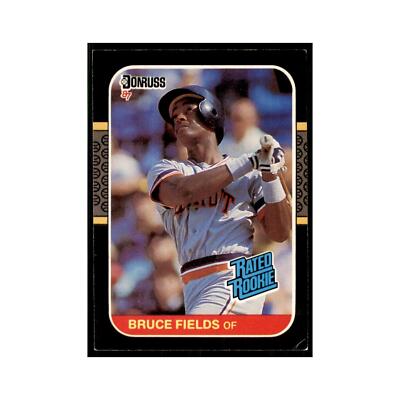 1987 Donruss Bruce Fields Baseball Cards #47 | eBay