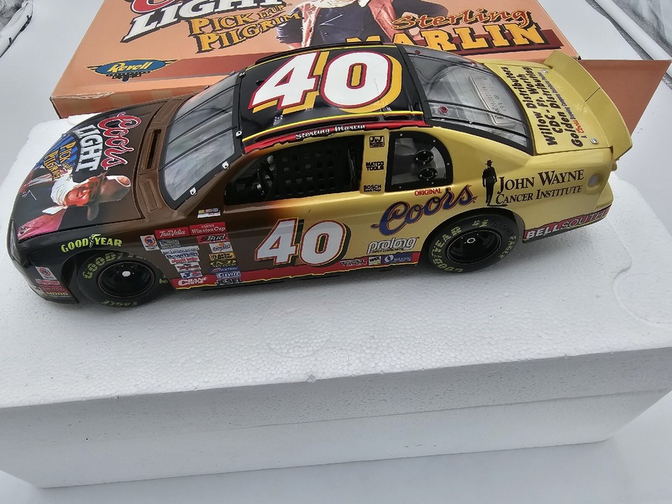1/18 Revell Collection 1999 #40 Sterling Marlin Coors Light John Wayne ...