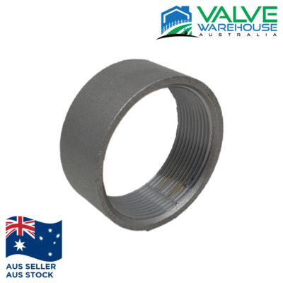 Black Steel Half Socket – BSP Threaded | eBay Australia