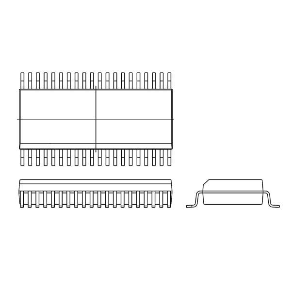 3Pcs QS34XVH245Q3G QVSOP-80 Digital Bus Switch ICs 3.3V 32-BIT BUS ...