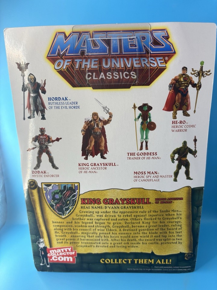 Masters of The Universe Classics King Grayskull with shipper box New In ...