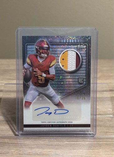 2024 Topps Midnight Rookie Jersey Auto Jayden Daniels /35 Washington ...
