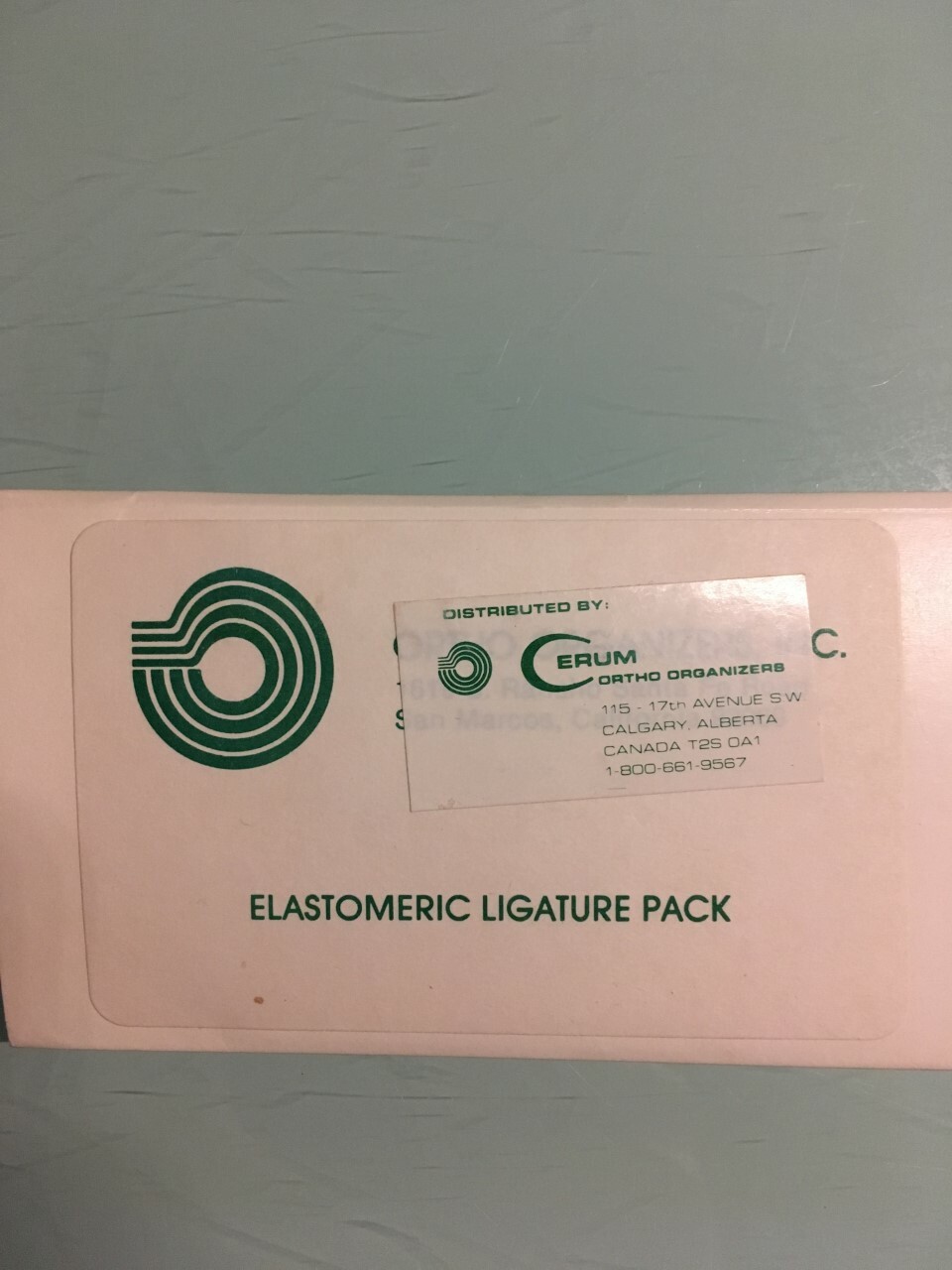 Elastomeric Ligature Pack, Orthodontic Cerum Ortho Organizer | eBay