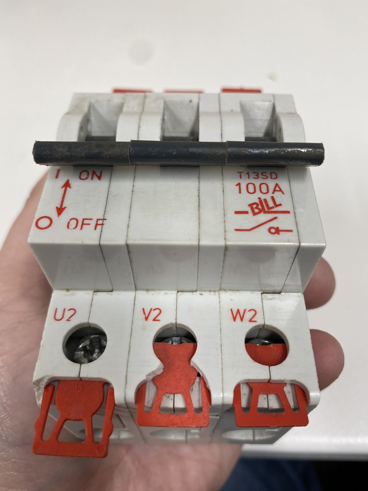 Bill 100 Amp Main Switch 100A Triple Pole 3 Phase Memshield 2 Delta ...