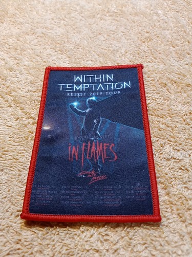 within temptation In Flames 2019 Resist Tour Patch | eBay