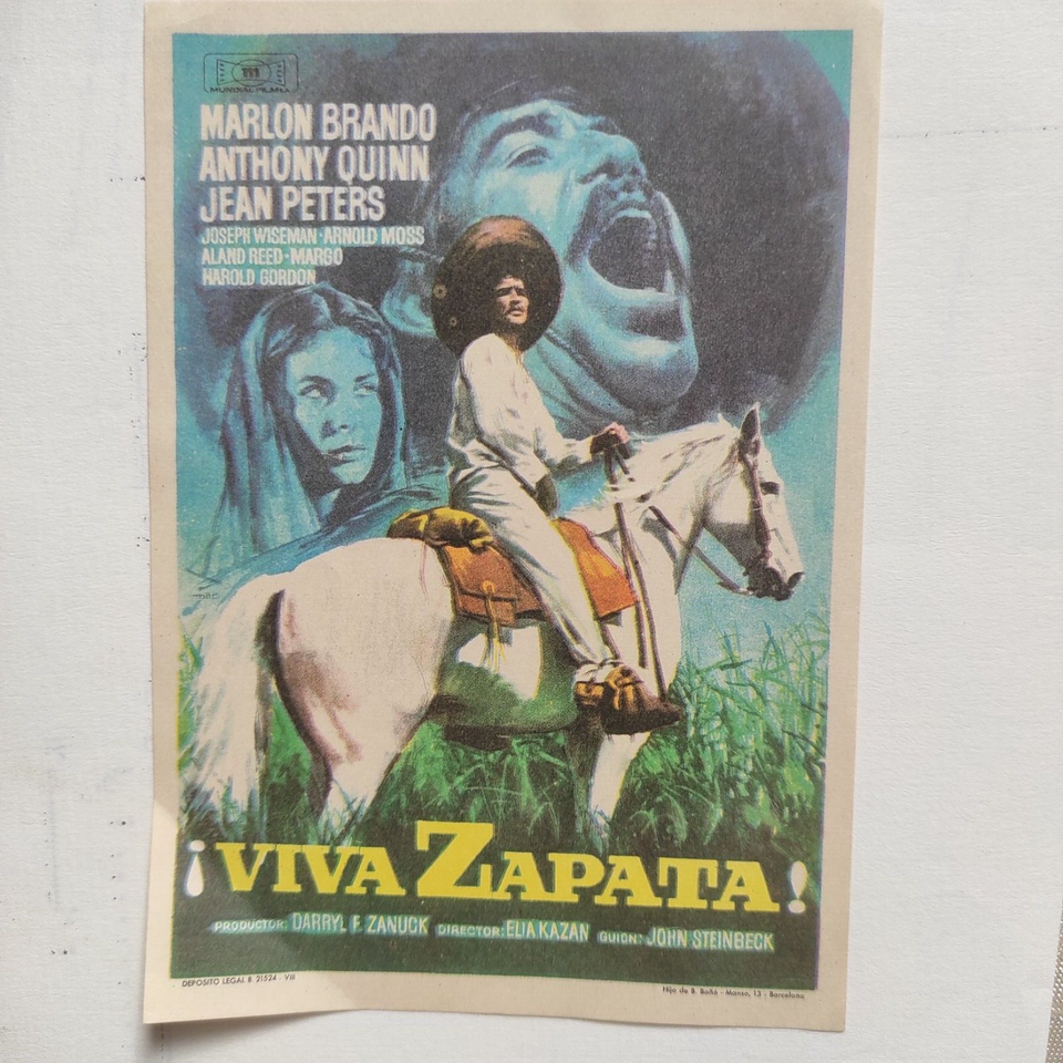 Viva Zapata! 1952 Vintage Western Movie Ads Marlon Brando Anthony Quinn ...