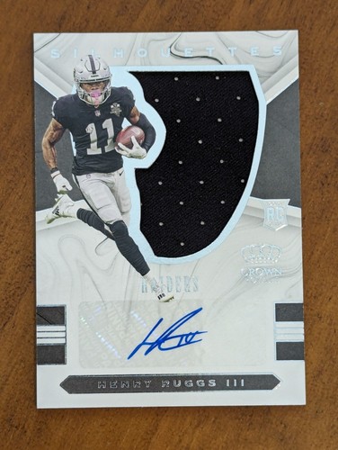 2020 Chronicles Crown Royale Football Henry Ruggs III Silhouettes RC ...