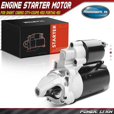 Starter Motor for Smart Cabrio City-Coupe 450 Fortwo 451 99-22 0.8L ...