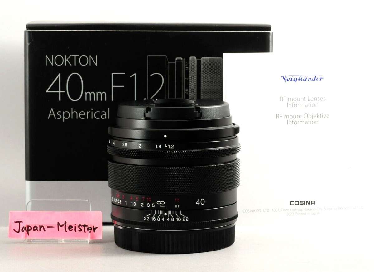 Voigtlander NOKTON 40mm F/1.2 Aspherical Canon RF Mount Voigtlander NOKTON 40mm F/1.2 Aspherical Canon RF Mount