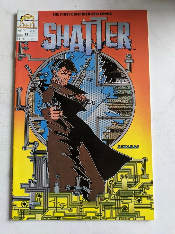 Shatter #13 February 1988 First Comics THE FIRST COMPUTERIZED COMIC | eBay