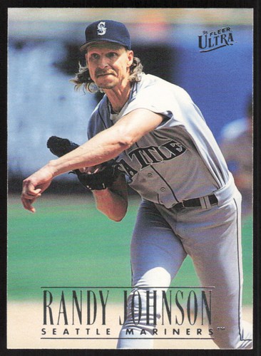 1996 Ultra Randy Johnson Baseball Card #127 - Seattle Mariners | eBay