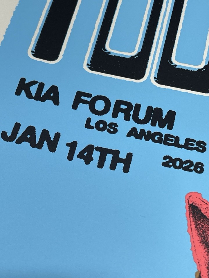 Foo Fighters 1/14/2026 Dave Grohl's B Day Concert #486/600 POSTER Los ...