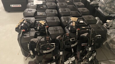 INTERSPIRO Spiromatic SCBA with harness, gauges, HUD, and mask. WITHOUT ...