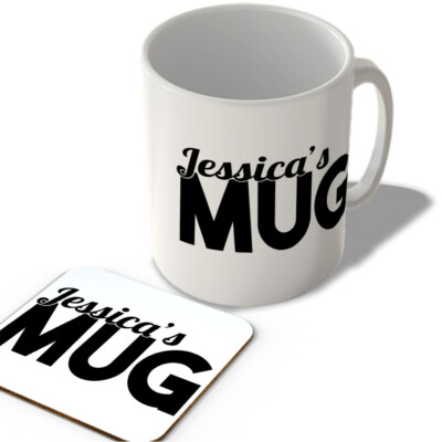Jessica's Mug - Name Mug and Coaster Set | eBay UK