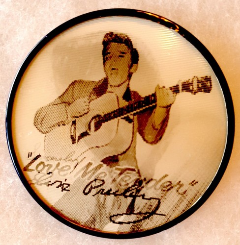 Original ELVIS PRESLEY Love Me Tender FLASHER BUTTON Vari-Vue ©1956 ...