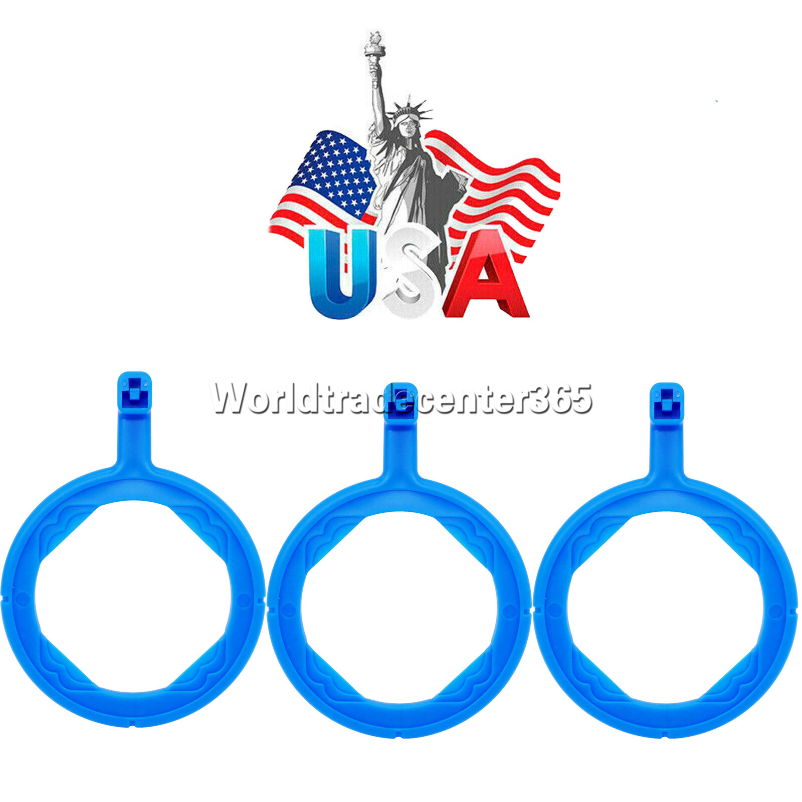 3 Anterior X-ray Aiming Rings Color Coded Rinn XCP Style Blue X-Ray ...