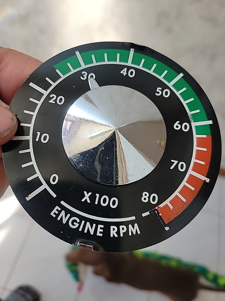 RARE VTG AUTOMOBILE ACCESSORY 8000 RPM TACHOMETER, STORE DISPLAY??? | eBay