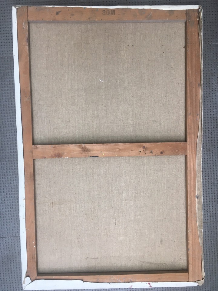 Very Pretty Painting Vive Hst Oil on Canvas Signed Patrick Conty 20th ...