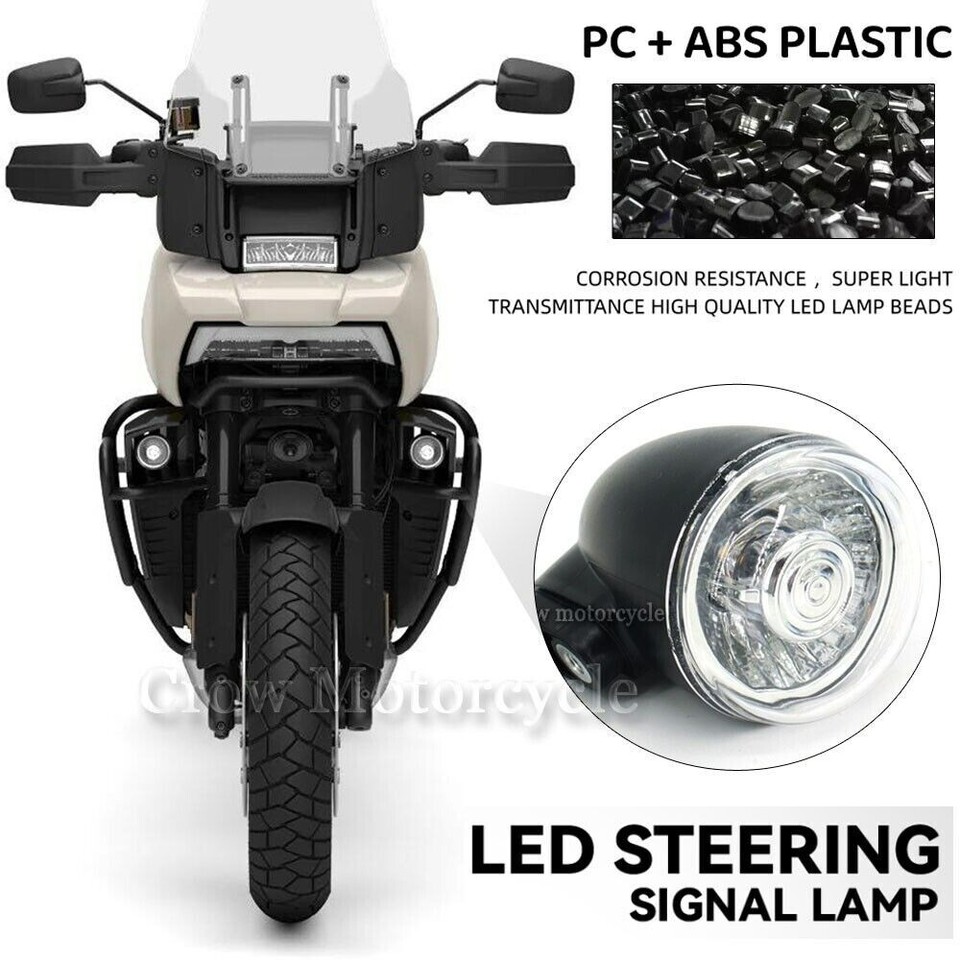 LED Front Turn Signal Light Fog Lights 2022-2024 For Harley Nightster ...