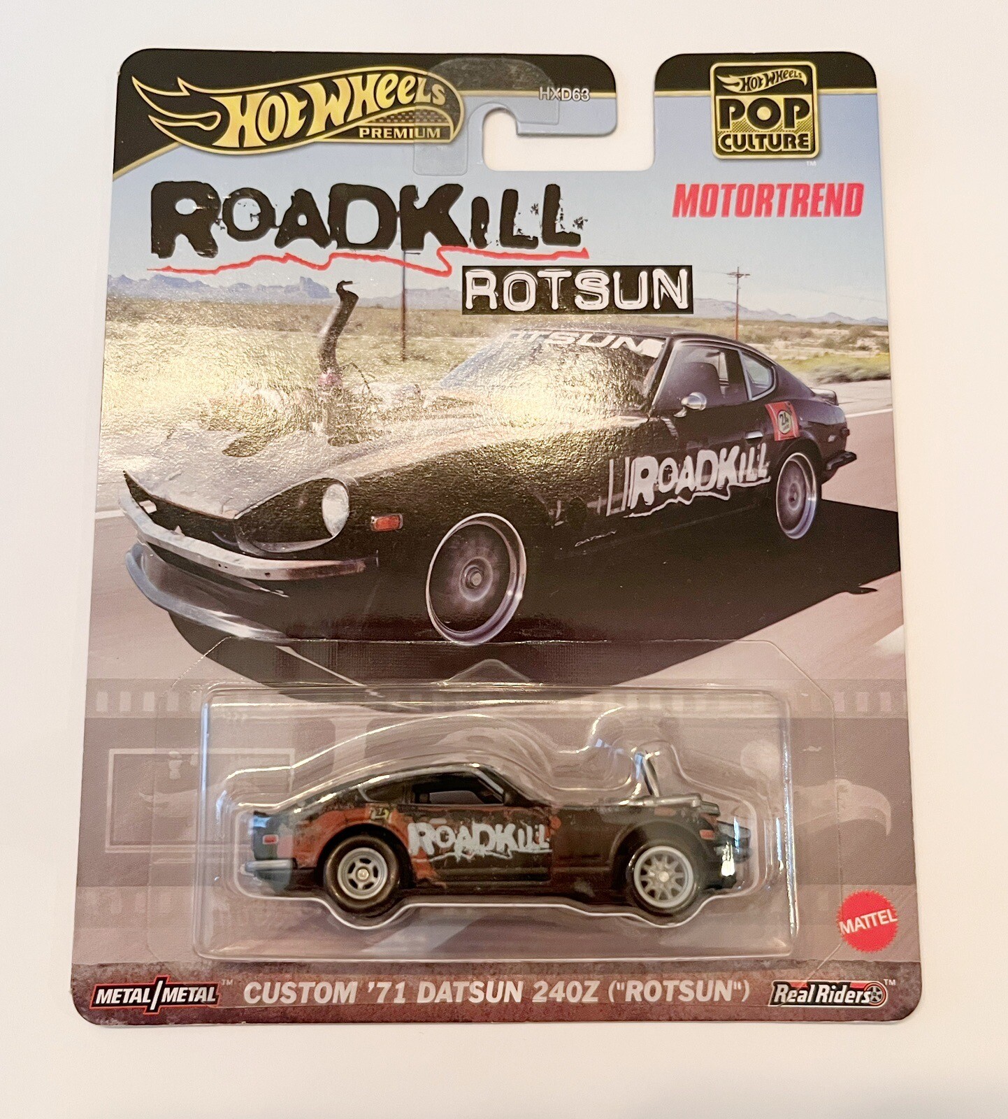 1971 DATSUN 240Z CUSTOM "ROTSUN-ROADKILL" (RUSTED) HOT WHEELS PREMIUM ...