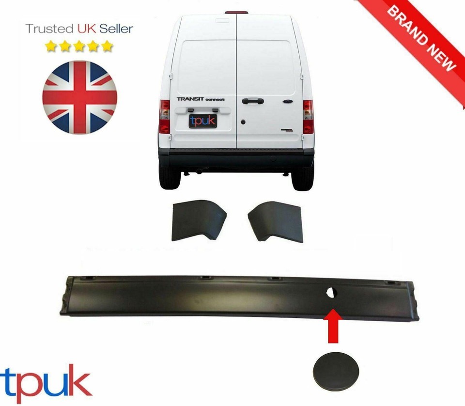 FORD TRANSIT CONNECT REAR BUMPER AND BUMPER COVER WITH END CAPS 2002 ...