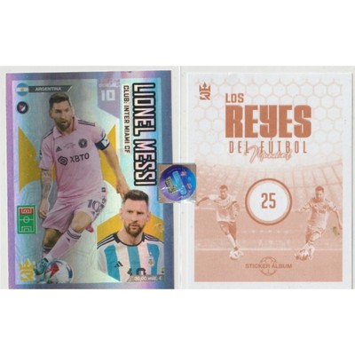 2023 3R World soccer stars Lionel Messi #25 Inter Miami Team Sticker ...