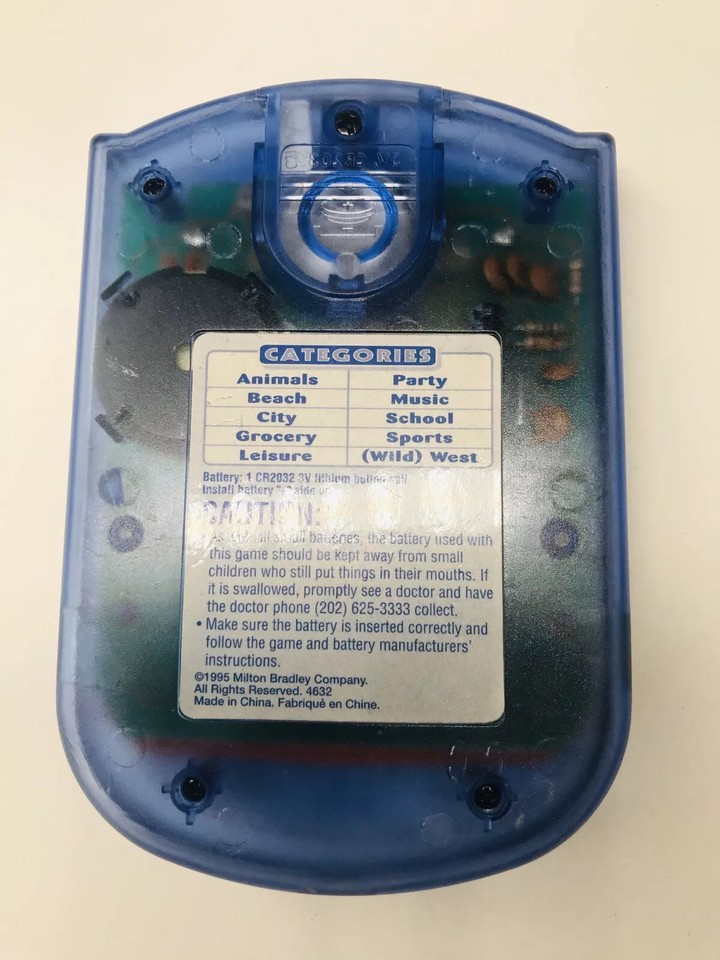 Hangman Electronic Handheld Arcade Game Milton Bradley Hasbro | eBay