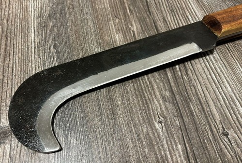 Bill Hook Machete Carbon Steel 10mm Thick Heavy Duty Full Tang Jungle ...