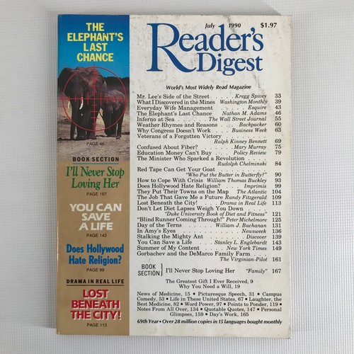 Reader's Digest #819 July 1990 Subscription Edition | eBay